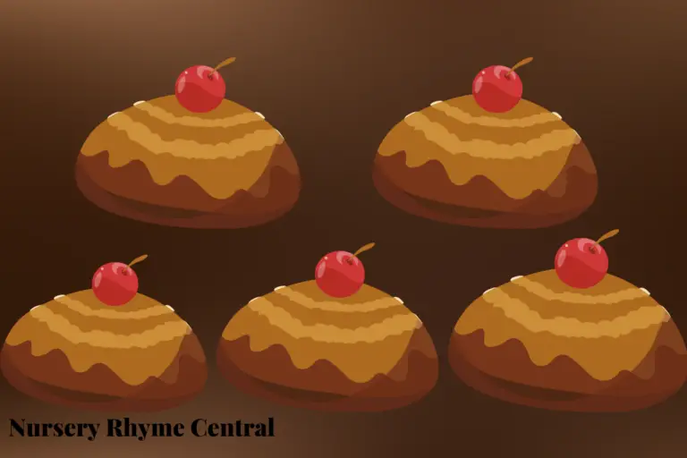 Five Currant Buns Nursery Rhyme Lyrics, Video, and Printable – Nursery ...