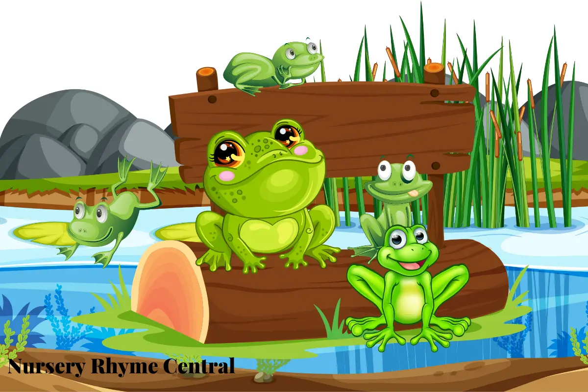 Five Little Speckled Frogs Nursery Rhyme Lyrics, Video, and Printable ...