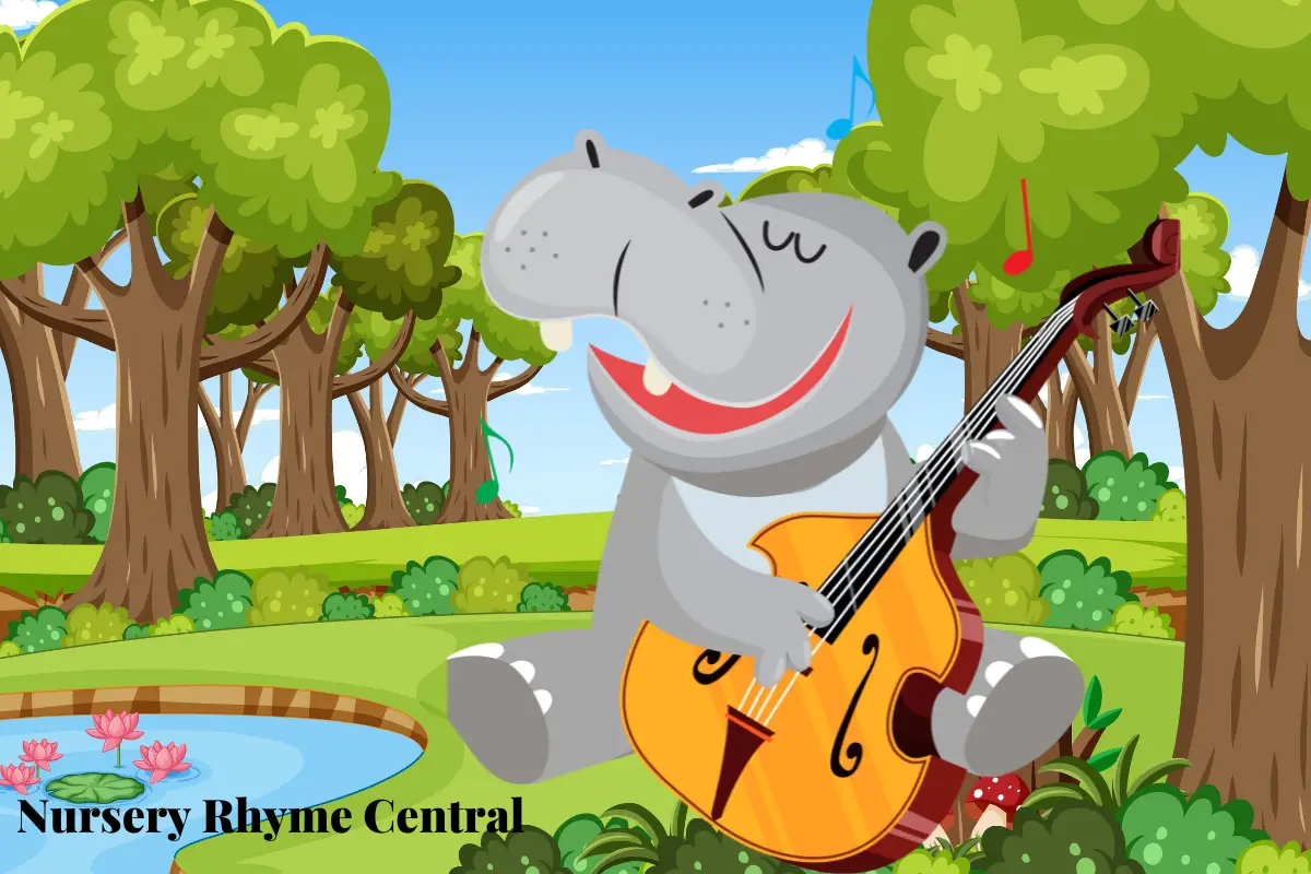 Happy Hippo Nursery Rhyme Lyrics, Video and Printable – Nursery Rhyme ...