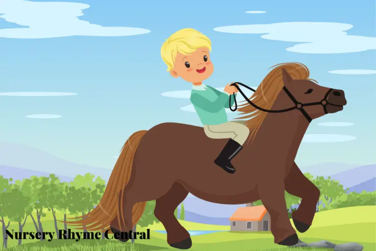 I Had a Little Pony Nursery Rhyme Lyrics, Video, and Printable ...