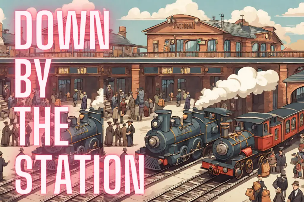 Down By The Station Nursery Rhyme Lyrics, Video, and Printable ...