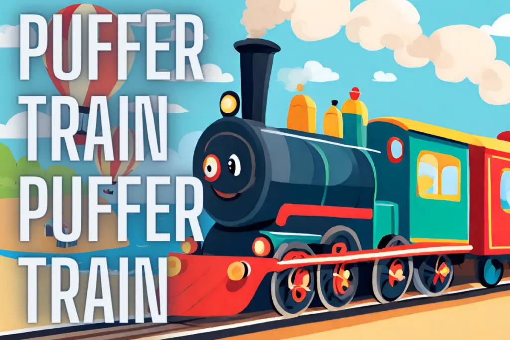 Puffer Train, Puffer Train Nursery Rhyme Lyrics, Video, and Printable ...