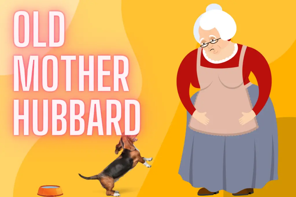 Old Mother Hubbard Nursery Rhyme Lyrics, Video, and Printable – Nursery ...