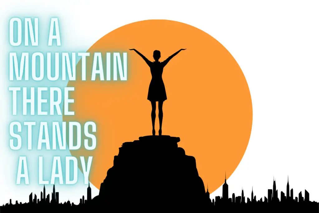 On A Mountain There Stands a Lady Nursery Rhyme Lyrics, Video, and ...