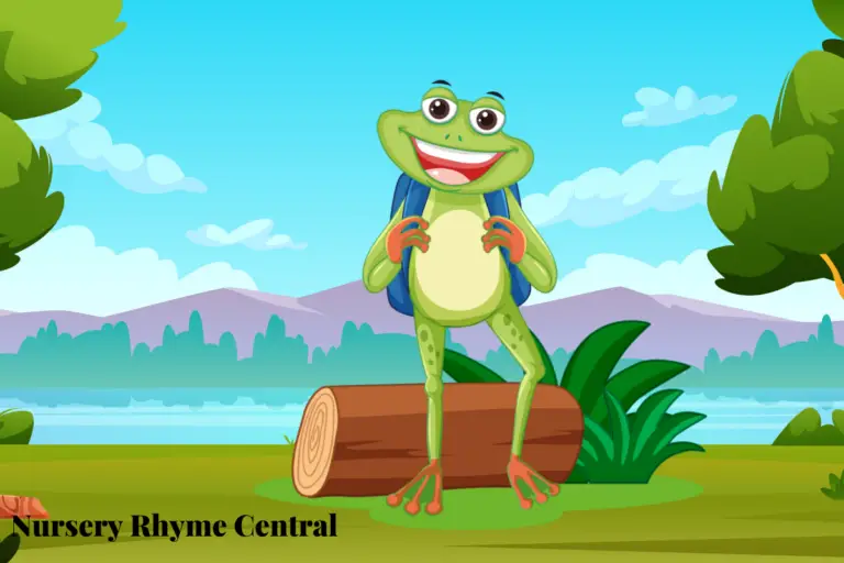 The Little Green Frog Nursery Rhyme-Lyrics, Video, and Printable ...