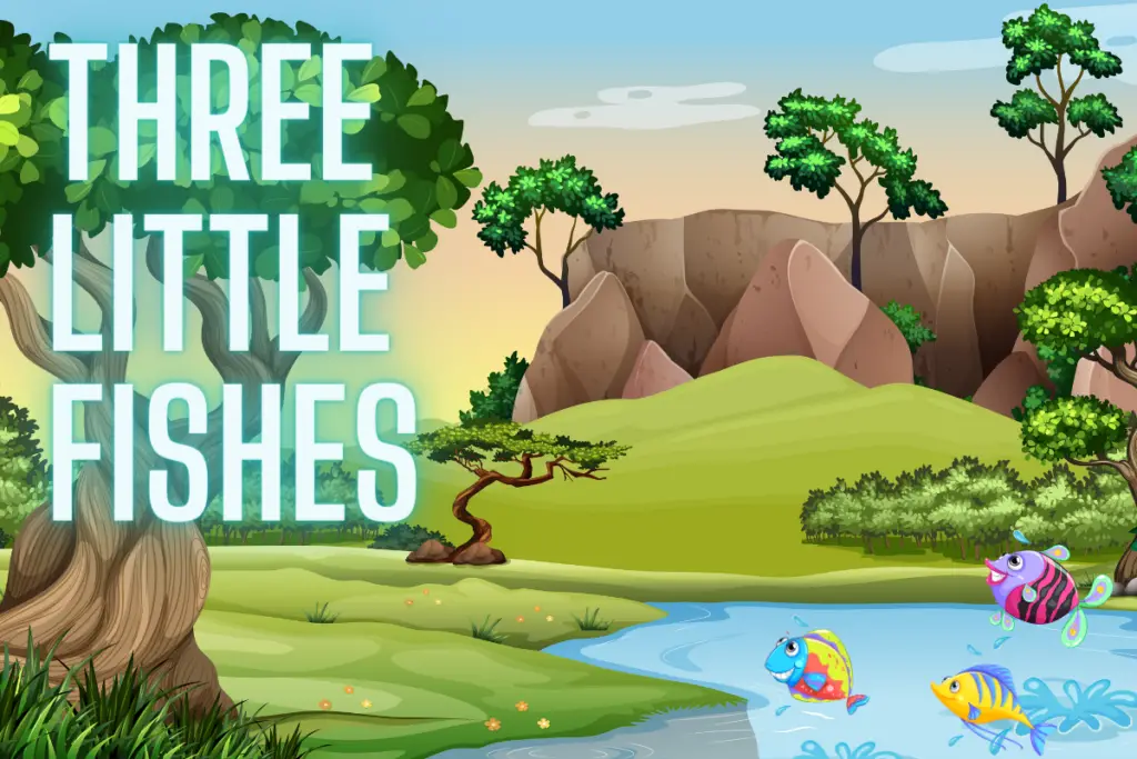 Three Little Fishes Nursery Rhyme- Lyrics, Video, and Printable ...