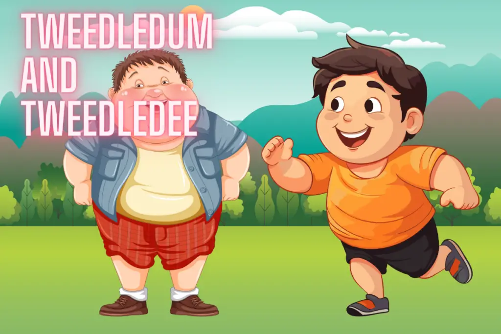 Tweedledum and Tweedledee Nursery Rhyme- Lyrics, Video, and Printable ...
